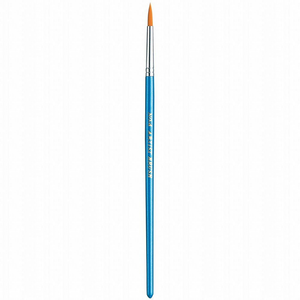 大刷毛製造 マルテーナイロン画筆 4号 丸型 特長 【特徴】繊細な書き味と優れた耐久性のナイロン製画筆です。丸筆・平筆・線引筆があります。【使用上の注意】使用前によく毛払いしてからご使用下さい。溶剤に長時間つけ置きすると毛が抜けやすくなる可...