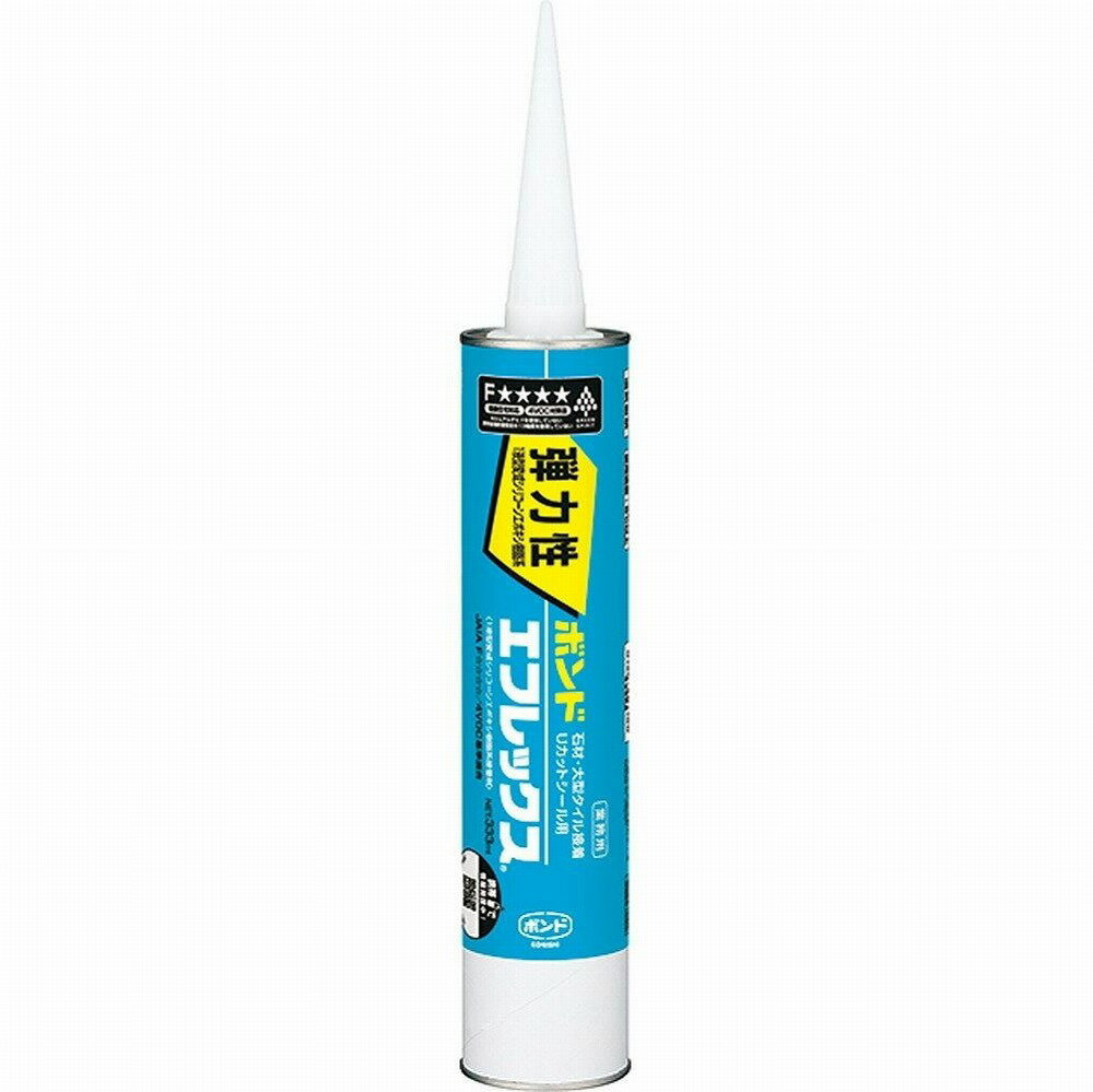 コニシ　ボンドエフレックス　333ml　グレー　＃46831　グレーJAN：4901490468317メーカー：コニシ（株） / ブランド：コニシ / 原産国：日本特長●1液性で常温硬化、弾力性に富んだエポキシ系の接着剤です。●耐水性もあり...