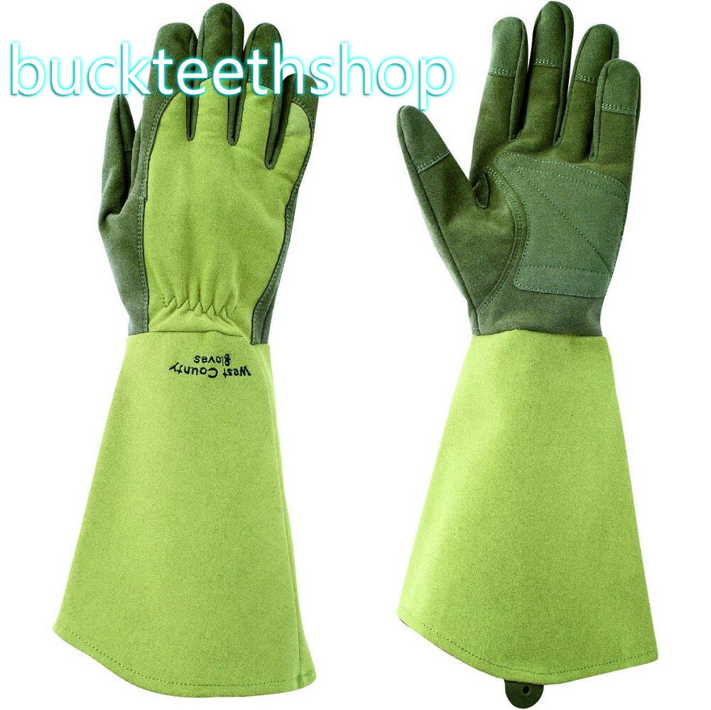 つるバラなど様々なトゲのある植物のお手入れに最適 軽くやわらかい人工皮革製 人工皮革で耐水性に優れ、洗っても硬くなりにくいので、繰り返しの洗濯が可能 袖口ロングタイプなので剪定などの作業に適しています 指先、手のひらが2重構造でトゲがささり...