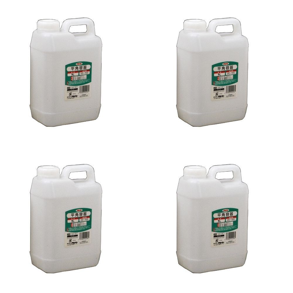 ◆4種類（500ml、1L、2L、4L）◆使用用途◆●プラスチック容器類で油性塗料、ラッカー系塗料、シンナーを保存する場合は1週間以内としてください。(長期間保存すると容器が変形したり、中の溶剤が蒸発することがあります。) ●容器類には、材...