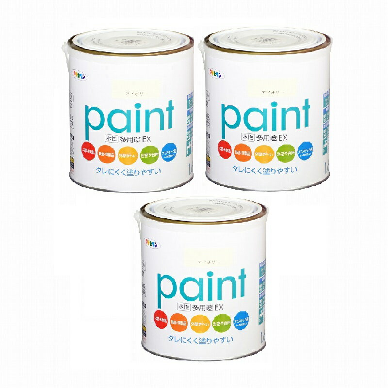 特長●乾燥がはやく、日光や雨にも強く、ソフトなツヤに仕上がります。用途●室内外の木部・鉄部・コンクリートなどに。仕様●色：アイボリー●容量(L)：1.6●乾燥時間：30分〜1時間(夏)、2〜3時間(冬)●塗り重ね可能時間：2時間以上(夏)、...