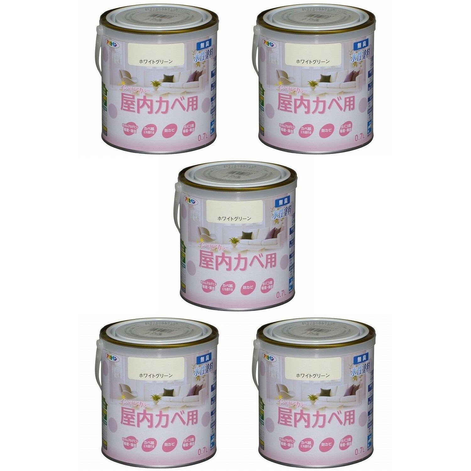 ◆カベ紙の上に直接塗れる塗料◆特長◆【屋内カベ用】 ●塗料に含まれるVOC（揮発性有機化合物）は0.1%以下であり、シックハウスの原因とされるホルムアルデヒドを吸着・除去する環境保護塗料です。 ●カベ紙・ビニールカベ紙の上にも塗ることができ...