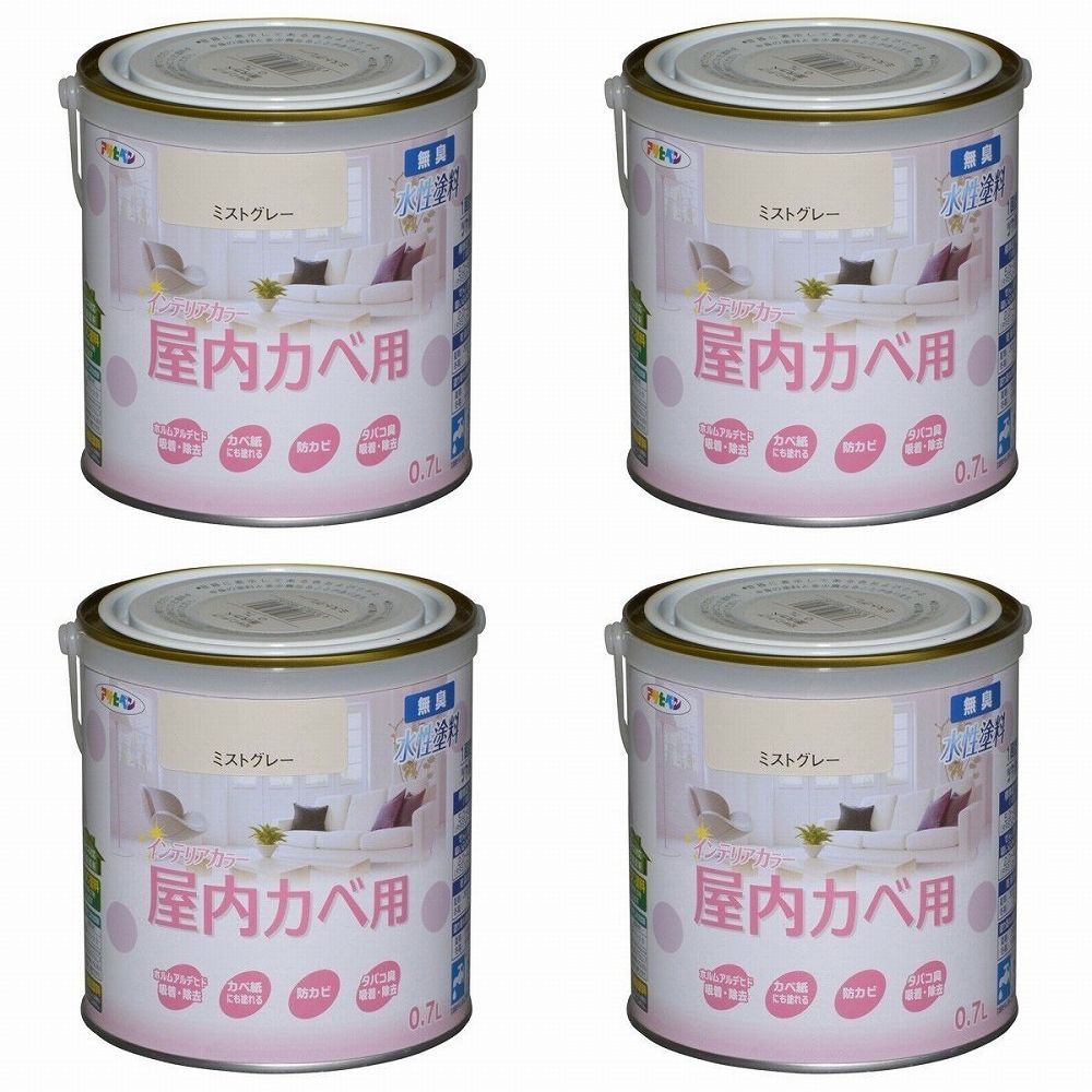 ◆カベ紙の上に直接塗れる塗料◆特長◆【屋内カベ用】 ●塗料に含まれるVOC（揮発性有機化合物）は0.1%以下であり、シックハウスの原因とされるホルムアルデヒドを吸着・除去する環境保護塗料です。 ●カベ紙・ビニールカベ紙の上にも塗ることができ...