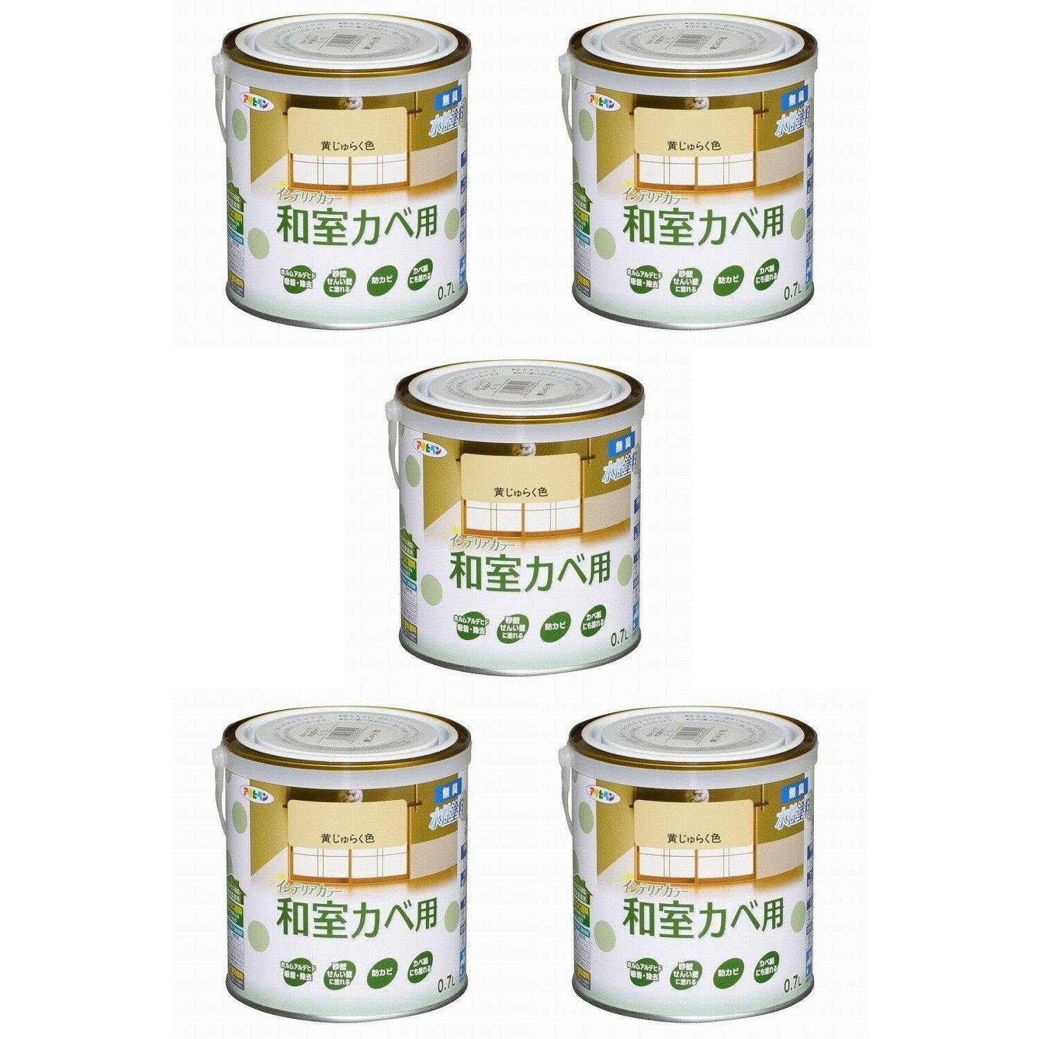 ◆カベ紙の上に直接塗れる塗料◆特長◆【屋内カベ用】 ●塗料に含まれるVOC（揮発性有機化合物）は0.1%以下であり、シックハウスの原因とされるホルムアルデヒドを吸着・除去する環境保護塗料です。 ●カベ紙・ビニールカベ紙の上にも塗ることができ...