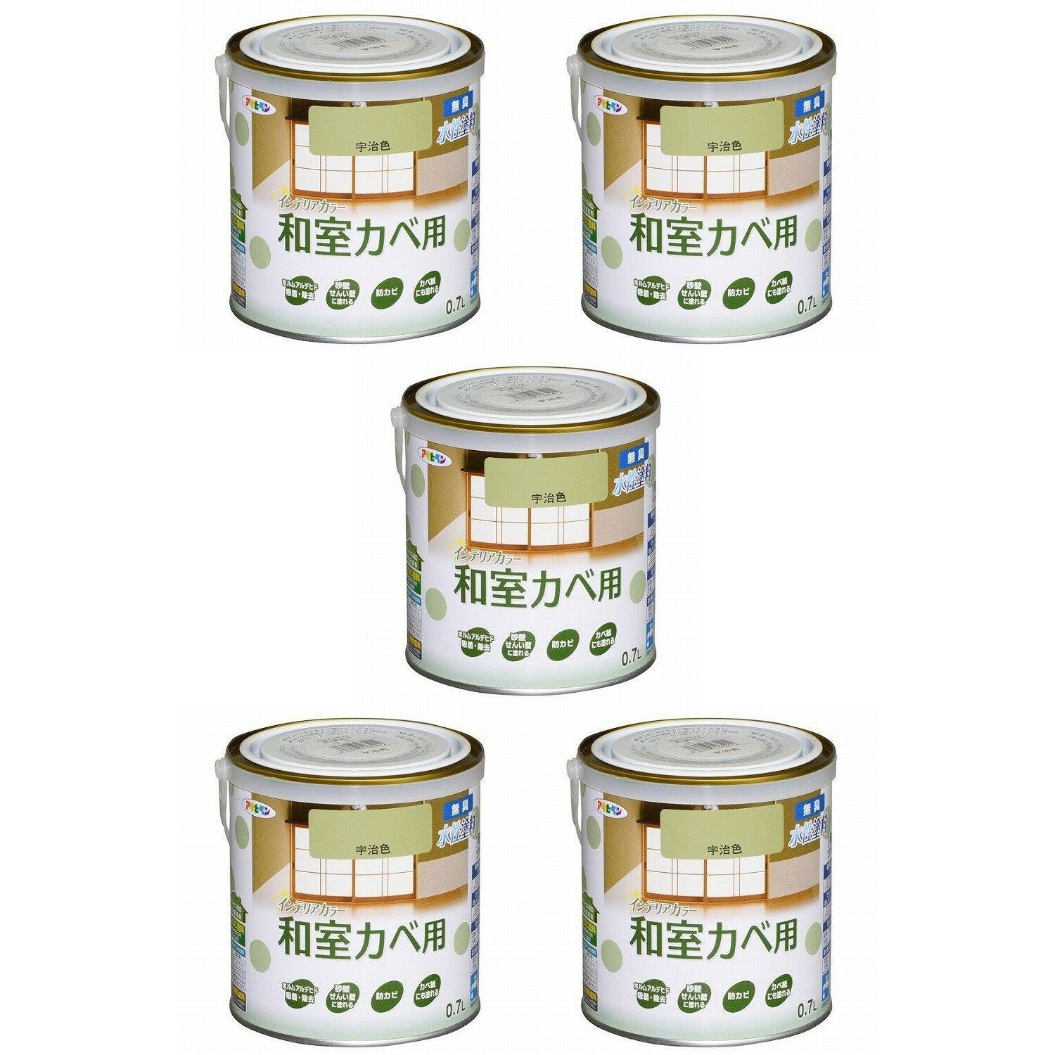 ◆カベ紙の上に直接塗れる塗料◆特長◆【屋内カベ用】 ●塗料に含まれるVOC（揮発性有機化合物）は0.1%以下であり、シックハウスの原因とされるホルムアルデヒドを吸着・除去する環境保護塗料です。 ●カベ紙・ビニールカベ紙の上にも塗ることができ...