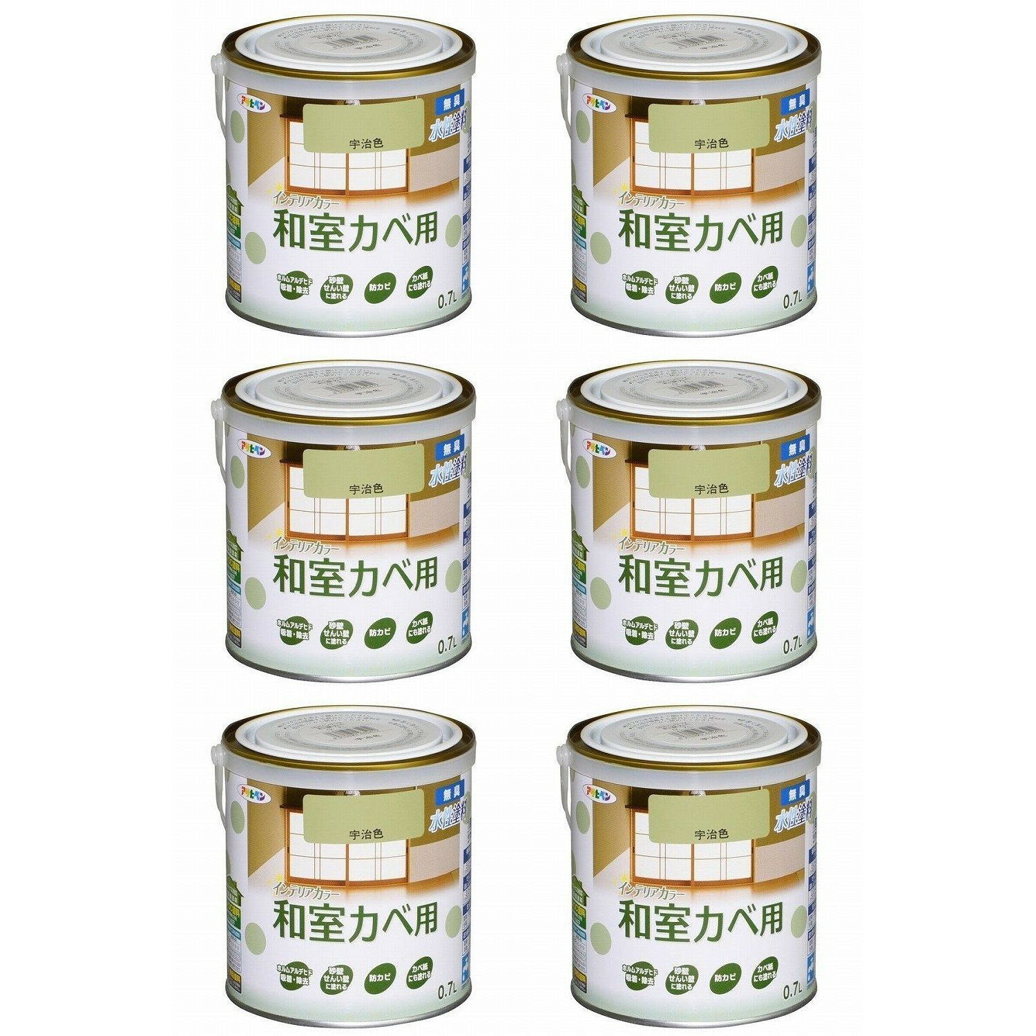 ◆カベ紙の上に直接塗れる塗料◆特長◆【屋内カベ用】 ●塗料に含まれるVOC（揮発性有機化合物）は0.1%以下であり、シックハウスの原因とされるホルムアルデヒドを吸着・除去する環境保護塗料です。 ●カベ紙・ビニールカベ紙の上にも塗ることができ...