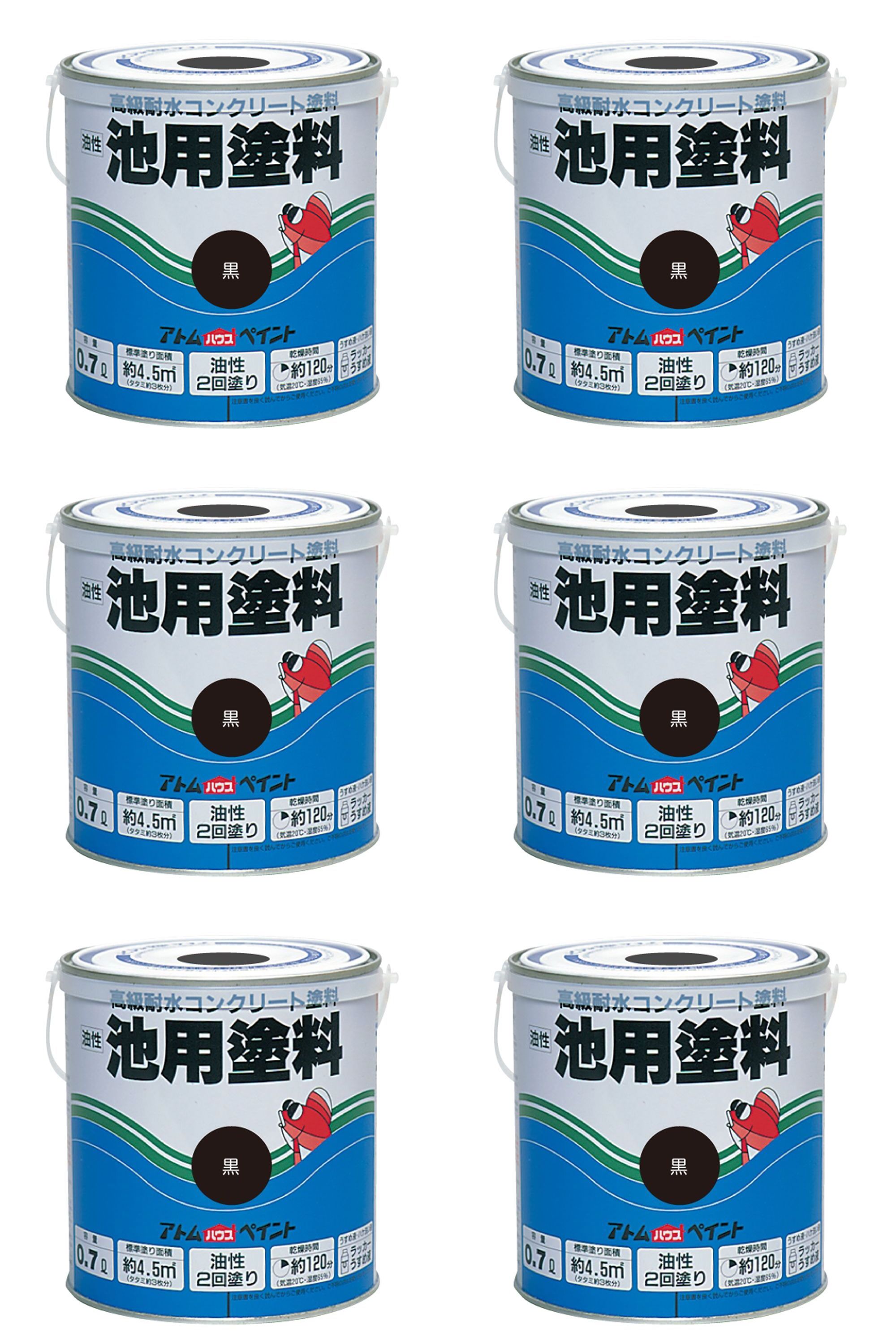 ※色見本はご使用端末により若干の誤差がございますので、ご注意ください。 【特長】 ・水の溜まる所（コンクリート・モルタル）に塗れる数少ない塗料です。 【属性・仕上がり感・塗り回数】 ・油性（ラッカー）半つや仕上げ　/　2回塗り 【用途】 ・...