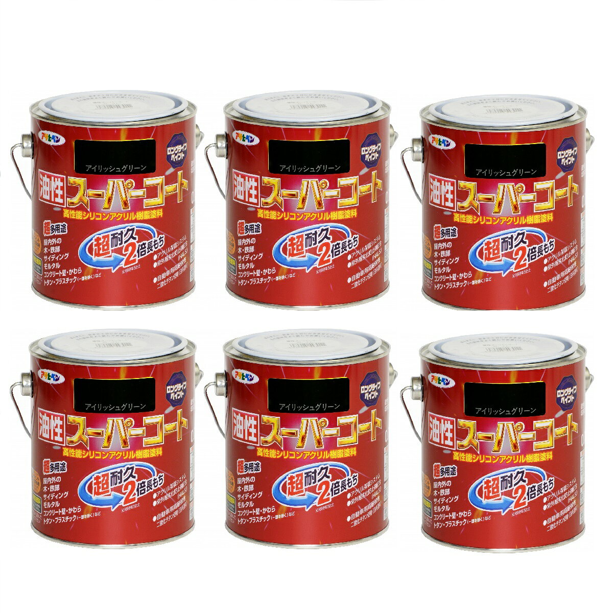 ◆油性多用途塗料 超耐久！超多用途！◆特長◆● シリコンアクリル樹脂のシリコン架橋システム及び紫外線劣化防止剤(HALS)の相乗効果により、汚れにくく、耐久性が格段に優れた高性能塗料です。 ● モルタルやコンクリート壁などアルカリ面にも塗装...