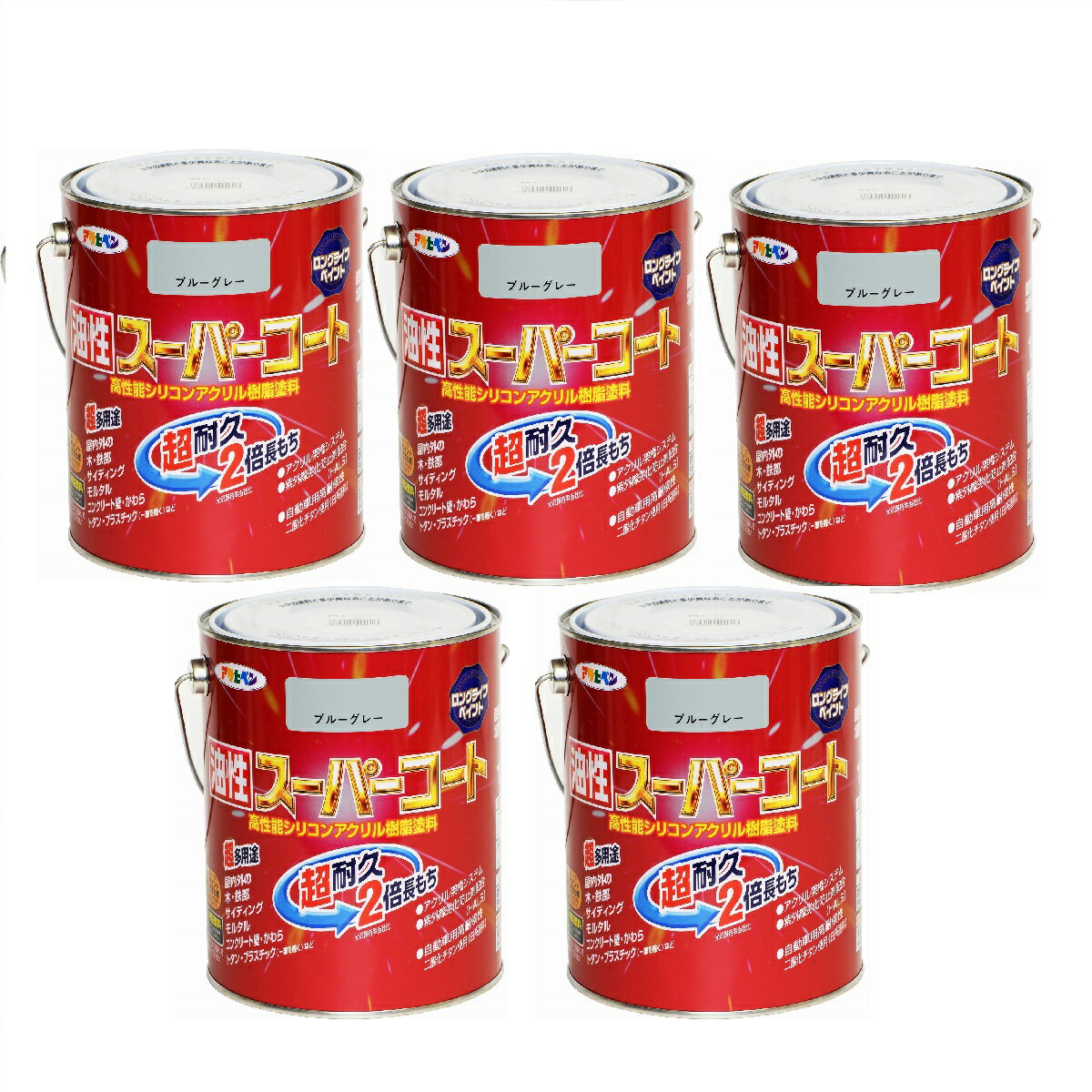 ◆油性多用途塗料 超耐久！超多用途！◆特長◆● シリコンアクリル樹脂のシリコン架橋システム及び紫外線劣化防止剤(HALS)の相乗効果により、汚れにくく、耐久性が格段に優れた高性能塗料です。 ● モルタルやコンクリート壁などアルカリ面にも塗装...