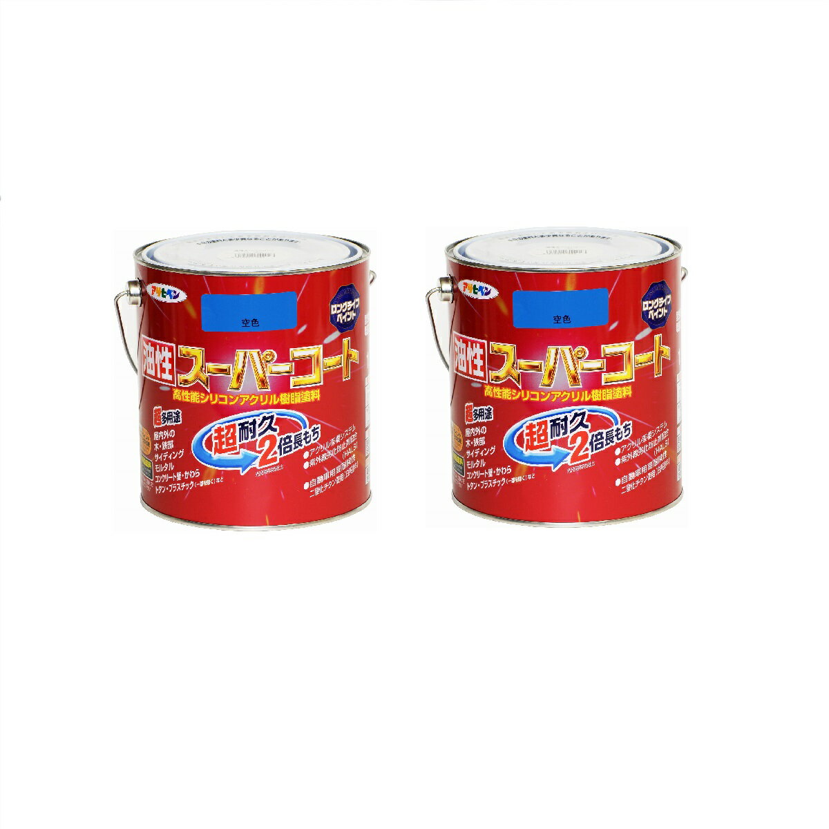 ◆油性多用途塗料 超耐久！超多用途！◆特長◆● シリコンアクリル樹脂のシリコン架橋システム及び紫外線劣化防止剤(HALS)の相乗効果により、汚れにくく、耐久性が格段に優れた高性能塗料です。 ● モルタルやコンクリート壁などアルカリ面にも塗装...