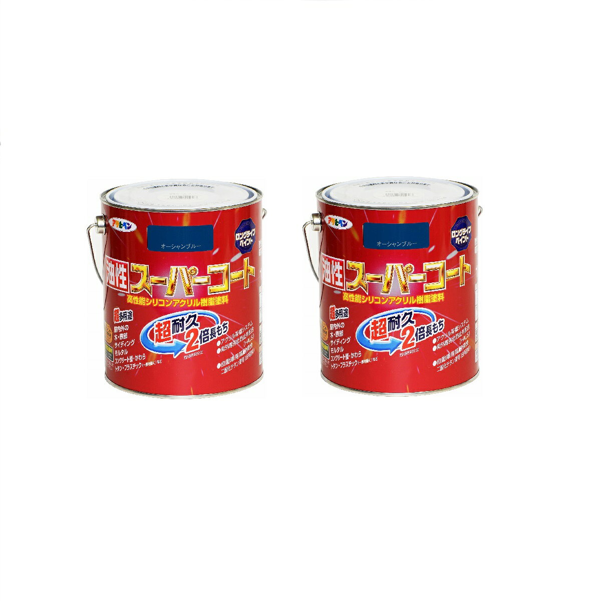 ◆油性多用途塗料 超耐久！超多用途！◆特長◆● シリコンアクリル樹脂のシリコン架橋システム及び紫外線劣化防止剤(HALS)の相乗効果により、汚れにくく、耐久性が格段に優れた高性能塗料です。 ● モルタルやコンクリート壁などアルカリ面にも塗装...