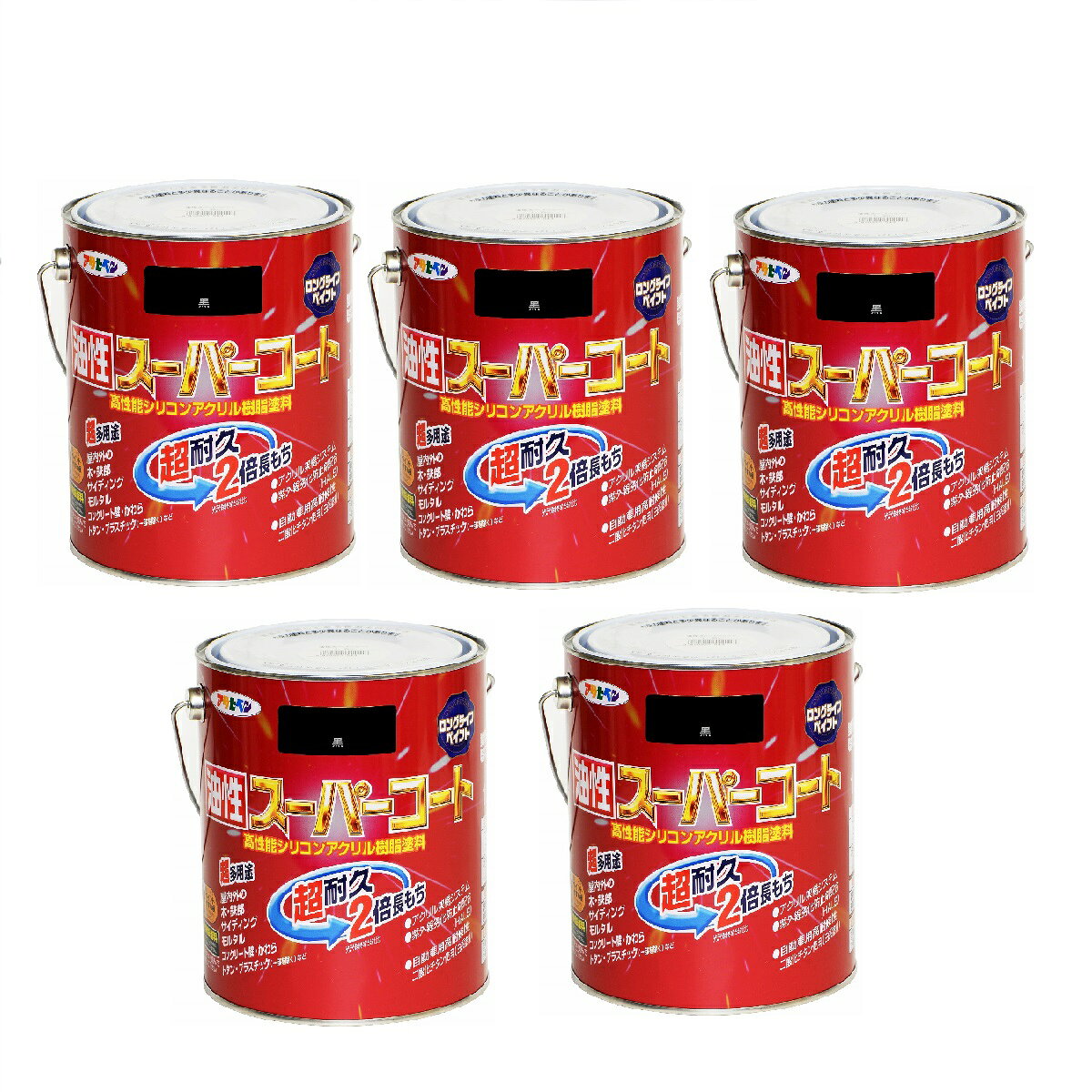 ◆油性多用途塗料 超耐久！超多用途！◆特長◆● シリコンアクリル樹脂のシリコン架橋システム及び紫外線劣化防止剤(HALS)の相乗効果により、汚れにくく、耐久性が格段に優れた高性能塗料です。 ● モルタルやコンクリート壁などアルカリ面にも塗装...