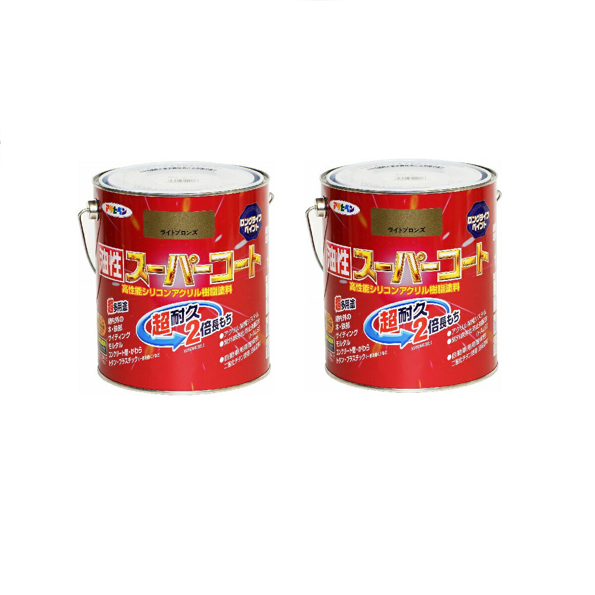 ◆油性多用途塗料 超耐久！超多用途！◆特長◆● シリコンアクリル樹脂のシリコン架橋システム及び紫外線劣化防止剤(HALS)の相乗効果により、汚れにくく、耐久性が格段に優れた高性能塗料です。 ● モルタルやコンクリート壁などアルカリ面にも塗装...