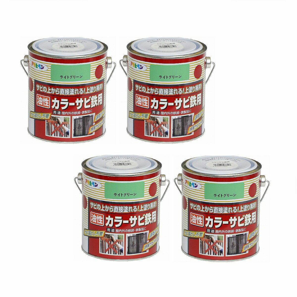 ◆サビの上からそのまま塗れる、上塗り兼用サビ止め塗料◆特長◆●特殊防錆剤の配合により、サビを落とさずにサビの上から直接塗れます。 ●サビ止めと上塗りが同時にできる、速乾性の一回塗り塗料なので、塗装時間を大幅に短縮します。 ●シリコンアクリル...