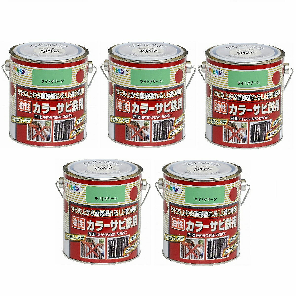 ◆サビの上からそのまま塗れる、上塗り兼用サビ止め塗料◆特長◆●特殊防錆剤の配合により、サビを落とさずにサビの上から直接塗れます。 ●サビ止めと上塗りが同時にできる、速乾性の一回塗り塗料なので、塗装時間を大幅に短縮します。 ●シリコンアクリル...