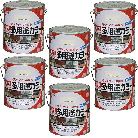 ◆油性多用途塗料 ハイコストパフォーマンスを実現！◆特長◆●紫外線吸収剤（UVA）、紫外線劣化防止剤（HALS）配合により耐久性に優れた塗料です。 ●サビドメ剤を配合していますので、サビの発生を防ぎます。 ●タレにくいのでたいへん塗りやすく...