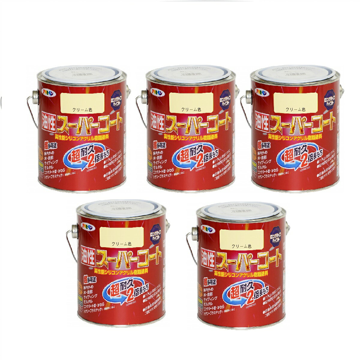 ◆油性多用途塗料 超耐久！超多用途！◆特長◆● シリコンアクリル樹脂のシリコン架橋システム及び紫外線劣化防止剤(HALS)の相乗効果により、汚れにくく、耐久性が格段に優れた高性能塗料です。 ● モルタルやコンクリート壁などアルカリ面にも塗装...
