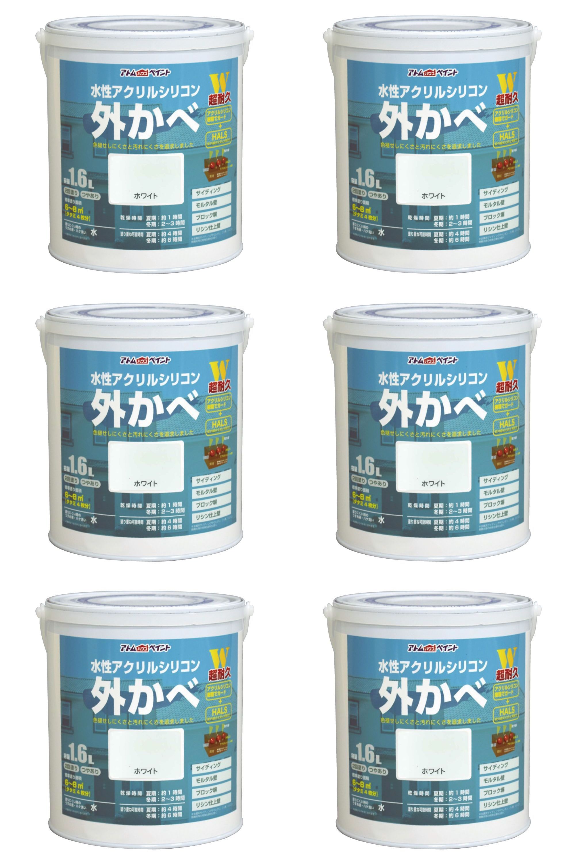 ※色見本はご使用端末により若干の誤差がございますので、ご注意ください。 【特長】 ・汚れがつきにくく、ついた汚れも落としやすいアクリルシリコン樹脂塗料。 ・HALS（紫外線劣化防止剤）配合で色褪せにも強い。 【属性・仕上がり感・塗り回数】 ...