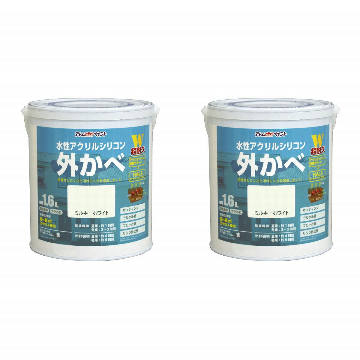 ※色見本はご使用端末により若干の誤差がございますので、ご注意ください。 【特長】 ・汚れがつきにくく、ついた汚れも落としやすいアクリルシリコン樹脂塗料。 ・HALS（紫外線劣化防止剤）配合で色褪せにも強い。 【属性・仕上がり感・塗り回数】 ...