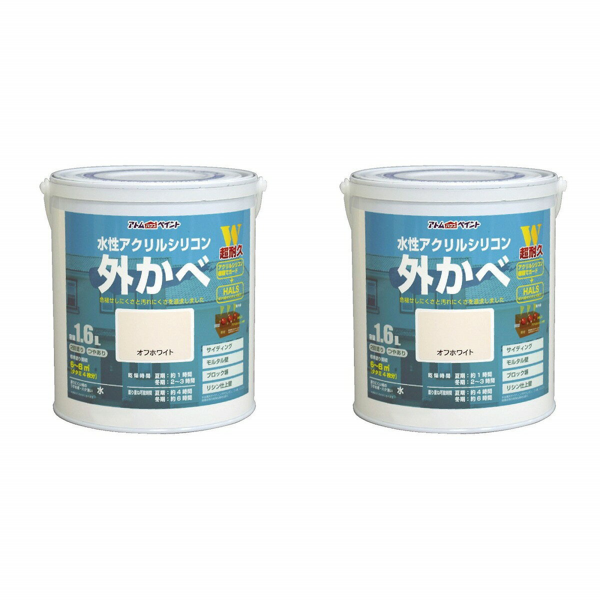 ※色見本はご使用端末により若干の誤差がございますので、ご注意ください。 【特長】 ・汚れがつきにくく、ついた汚れも落としやすいアクリルシリコン樹脂塗料。 ・HALS（紫外線劣化防止剤）配合で色褪せにも強い。 【属性・仕上がり感・塗り回数】 ...