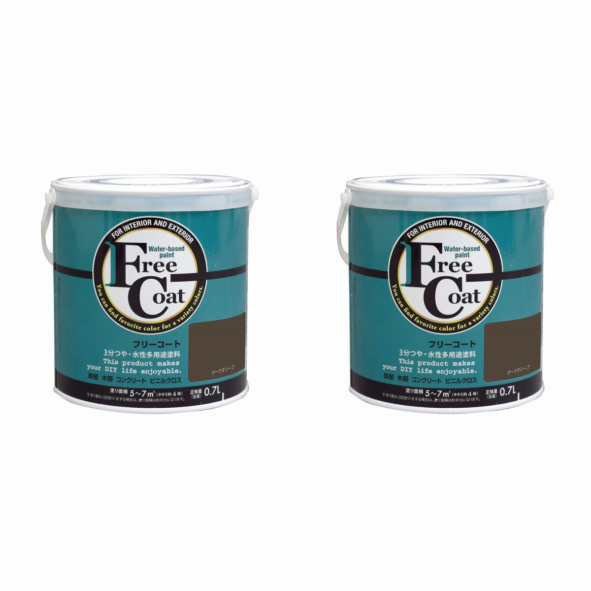 ※色見本はご使用端末により若干の誤差がございますので、ご注意ください。 【特長】 ・リノベーション・リメイクにお奨めのセミグロスペイント。 ・つや消しタイプより汚れに強く、塗りやすい塗料です。 ・多用途塗料でも塗れない、「かべ紙（ビニルクロ...