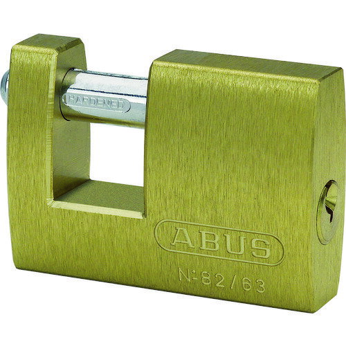 ABUS　モノブロック　82−63JAN：4003318114908メーカー：アバス社 / ブランド：ABUS / 原産国：中国特長●一般的な掛け金に使用するとツルの露出がしにくい本体形状です。●切断防止の鋼材が内蔵された切断工具に強い構造...