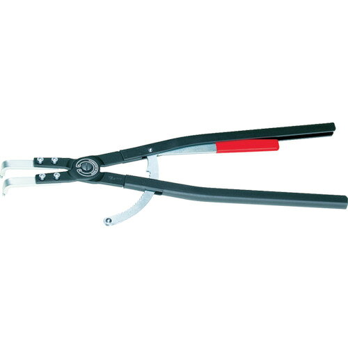 KNIPEX　穴用スナップリングプライヤー　曲　252−400mm JAN：4003773024965 メーカー：KNIPEX社 / ブランド：KNIPEX / 原産国：ドイツ 特長●ロック機構付です。（解除可能）●先端チップは焼き入れ処理...
