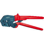 KNIPEX　9752−04　圧着ペンチ　250mmJAN：4003773025450メーカー：KNIPEX社 / ブランド：KNIPEX / 原産国：ドイツ特長●てこの原理を最大限利用するデザインにより、通常の圧着プライヤーよりも30％ま...