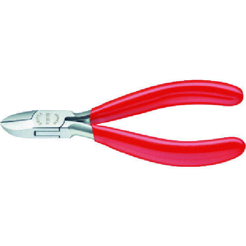 KNIPEX　115mm　精密用ニッパー　115mmJAN：4003773035374メーカー：KNIPEX社 / ブランド：KNIPEX / 原産国：ドイツ特長●極めて精密なエレクトロニクス関連、精密機器関連の切断作業に最適な高精度のニッ...