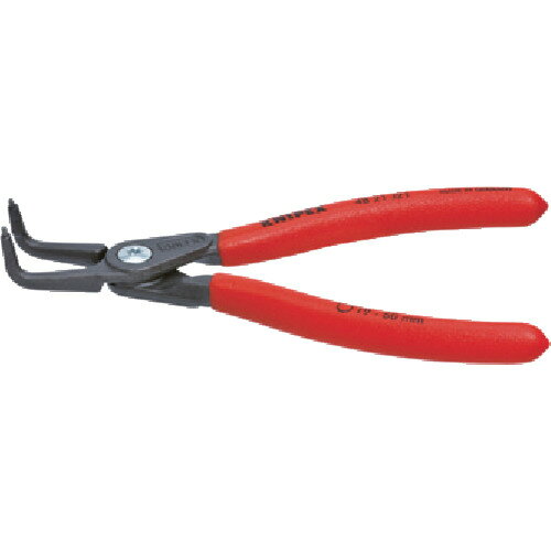 KNIPEX　穴用精密スナップリングプライヤ−90度　8−13mm JAN：4003773048619 メーカー：KNIPEX社 / ブランド：KNIPEX / 原産国：ドイツ 特長●ツール寿命は一般的なスナップリングプライヤーの10倍以上...