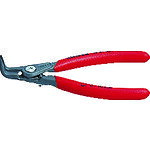 KNIPEX　軸用精密スナップリングプライヤー90度　オープンリミッター付き　3−10mm JAN：4003773061755 メーカー：KNIPEX社 / ブランド：KNIPEX / 原産国：ドイツ 特長●リングの開きすぎを防ぎ、連続作業...