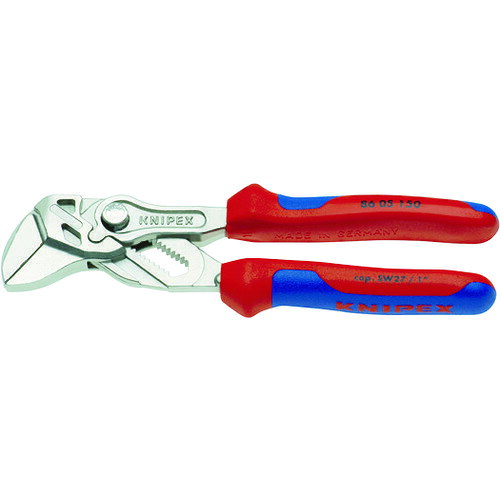 KNIPEX　プライヤーレンチ　コンフォートハンドル　150mmJAN：4003773069928メーカー：KNIPEX社 / ブランド：KNIPEX / 原産国：ドイツ特長●つかみ面がフラットで、対象物に傷をつけません。●プッシュボタンに...