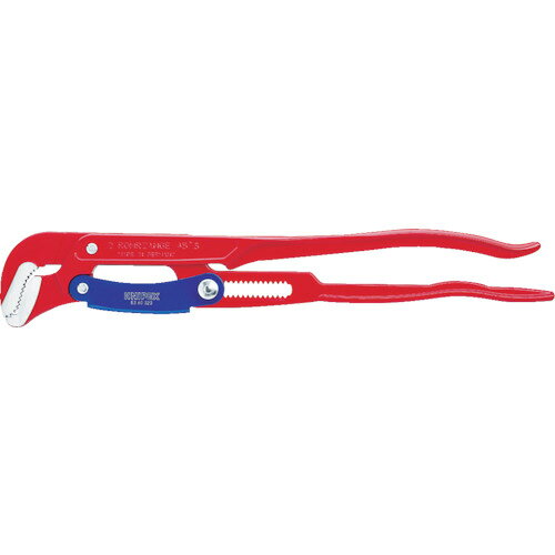 KNIPEX　パイプレンチS型　420mmJAN：4003773075677メーカー：KNIPEX社 / ブランド：KNIPEX / 原産国：ドイツ特長●ワークに直接当ててボタンプッシュすることで、素早く、精密に作業できます。●完全に熱処理...