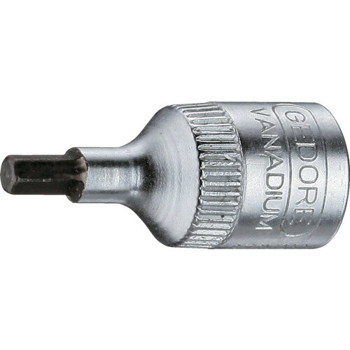 GEDORE　ヘキサゴンビットソケット　対辺2mm　IN20 JAN：4010886856383 メーカー：GEDORE社 / ブランド：GEDORE / 原産国：ドイツ 特長 ●ローレット加工を施すことで、手回しでも手から滑り落ちにくいで...