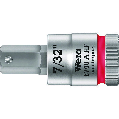 Wera　8740A　HFソケット　Hex−Plus　SW7／32 JAN：4013288189905 メーカー：Wera社 / ブランド：Wera / 原産国：チェコ 特長 ●ホールディングファンクション（HF）により、ボルトやナットを着...