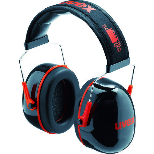 UVEX　イヤーマフ　K3　NRR値27dB JAN：4031101620619 メーカー：UVEX社 / ブランド：UVEX / 原産国：中国 特長●高遮音イヤーマフです。●ソフトクッション付きヘッドバンドです。●長さ調節機能付きです。●...