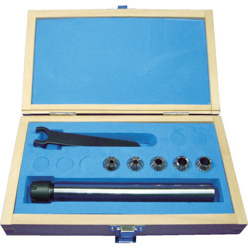 特長●AA級（UP級）コレット各種、レンチ、スリムチャックを揃えたお買い得なセット品です。用途●深く狭い箇所の干渉を避けたい加工に。仕様●規格：ER20●付属コレット：φ4.0、6.0、8.0、10.0、12.0●適合レンチ：MRA-ERR...