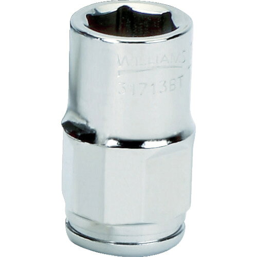 WILLIAMS　3／8ドライブ　貫通ソケット　6角　18mmJAN：4547230104192メーカー：スナップオン・ツールズ（株） / ブランド：WILLIAMS / 原産国：台湾特長●ソリッドエンド部が6角になっており、メガネレンチや...