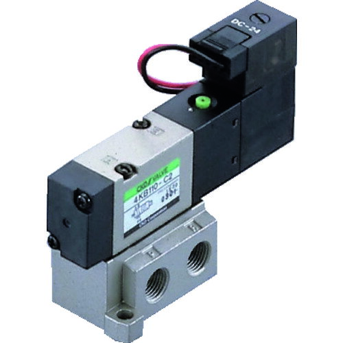 CKD　電磁弁　パイロット式5ポート弁セレックスバルブ　4Kシリーズ　0．89C　Rc1／8　AC100V JAN：4547431003324 メーカー：CKD（株） / ブランド：CKD / 原産国：日本 特長●シングルソレノイドタイプの...