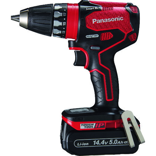 Panasonic　デュアル　14．4V5．0Ah　充電式ドリルドライバー　赤JAN：4549980378434メーカー：パナソニック（株）エレクトリックワークス社 / ブランド：Panasonic / 原産国：中国特長●高負荷作業に強いS...