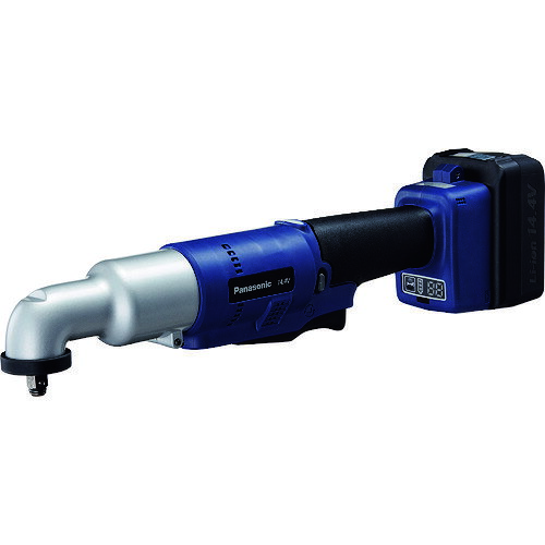 Panasonic　14．4V　充電アングルインパクトレンチJAN：4549980441626メーカー：パナソニック（株）エレクトリックワークス社 / ブランド：Panasonic / 原産国：日本特長●締付強さを手元で設定でき、ボルトの締...