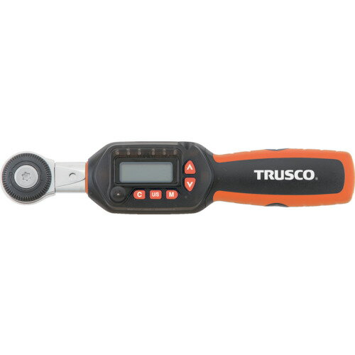 TRUSCO　ヘッド交換式ラチェットデジタルトルクレンチ　差込角9．5mm　12〜60NmJAN：4550414241002メーカー：トラスコ中山（株） / ブランド：TRUSCO / 原産国：台湾特長●使用目的によってヘッドを自由に交換で...
