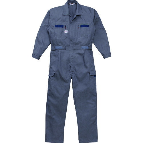 AUTO−BI　AW（秋冬）モデル　つなぎ服8700−012チャコールグレー−3LJAN：4560105040784メーカー：山田辰（株） / ブランド：AUTO−BI / 原産国：ベトナム特長●ストライプ柄のつなぎ服です。●胸ポケットには...