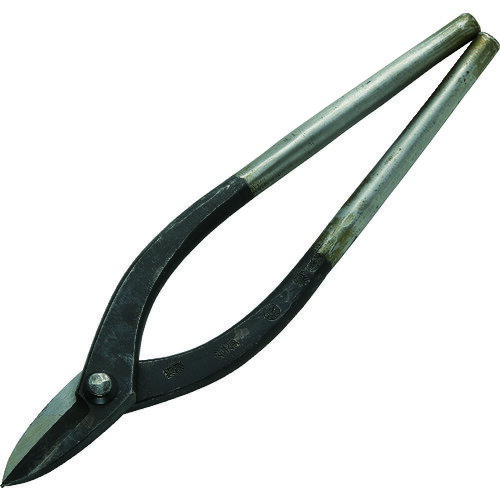 盛光　板金ハサミ　切箸厚物直刃　全長295mm　刃長50mmJAN：4560118240324メーカー：（株）盛光 / ブランド：盛光 / 原産国：日本特長●厚板の直線切りに対応できます。用途●板金加工用鋏です。仕様●切断能力(mm)鉄板：...