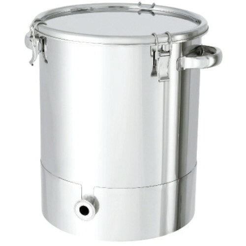 MONOVATE　ステンレスタンク片テーパー型クリップ式密閉容器　20LJAN：4560132184765メーカー：MONOVATE（株） / ブランド：MONOVATE / 原産国：日本特長●タンク底面がドレン方向に傾斜しているため、内容...