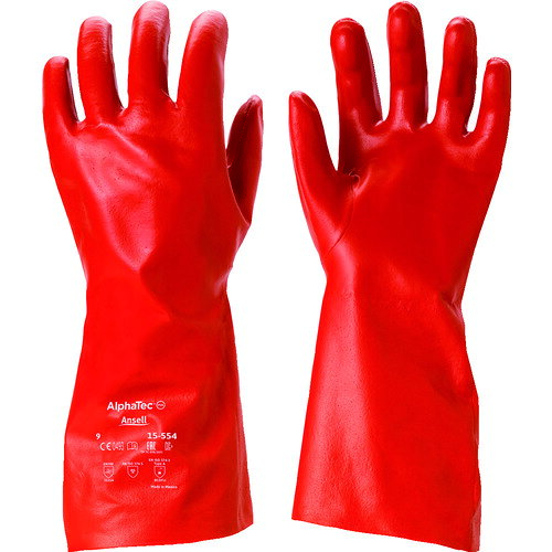 Ansell　耐溶剤作業用手袋　アルファテック　15−554　Lサイズ JAN：4560179220259 メーカー：（株）アンセル・ヘルスケア・ジャパン / ブランド：Ansell / 原産国：スリランカ 特長 ●強力な有機溶媒の取り扱い...