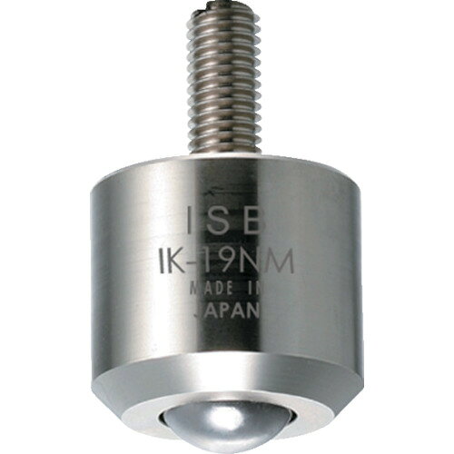 ISB　下向用ボールキャスター　イグチベアー　IK−19NM　スチール製JAN：4562116154825メーカー：（株）井口機工製作所 / ブランド：ISB / 原産国：日本特長●プレス成型品よりも高精度・高荷重です。●下向使用 / ボル...