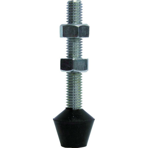 特長用途仕様●ボルト径×首下：M8×50●硬度：ショア70℃仕様2●製造温度：170℃〜180℃●耐久温度：80℃(通常)●高温使用：150℃〜160℃(使用時間30分)材質／仕上●本体：スチール●ねじ先端ゴム：ニトリルゴムセット内容／付属...