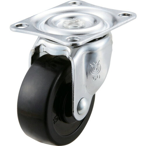 ユーエイ　プレート式　自在　キャスター　ゴム　車輪径50mm　　Gタイプ　G型　取付寸法46×35JAN：4562182575890メーカー：（株）ユーエイ　キャスター事業部 / ブランド：ユーエイ / 原産国：日本特長●標準的な小型キャス...