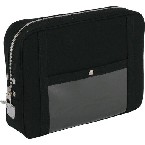 特長●擦り切れに強く、耐久性に優れた帆布生地を使用したポーチです。●南京錠で施錠可能な金具の付いたタイプです。●片面に宅配伝票用透明ポケットが付いているので梱包無しでそのまま配送することができます。●A4用紙サイズまで入れられる大型ポーチで...